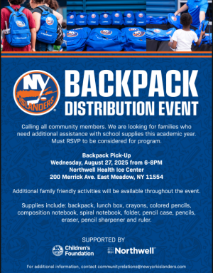 SPECIAL EXPERIENCE - 8.27.2025 NY ISLANDER BACK TO SCHOOL » United ...
